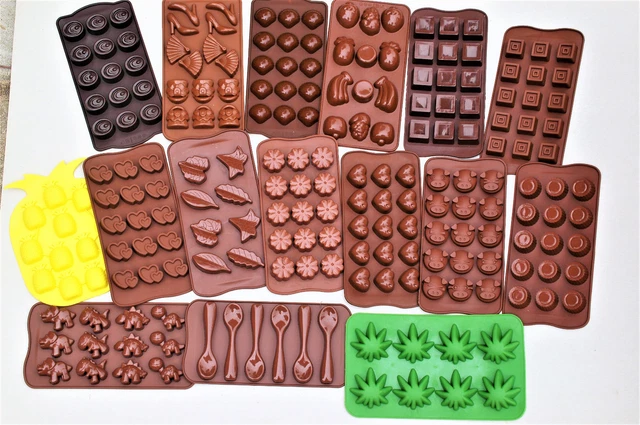 CHOCOLATE SILICONE SWEET Moulds - 29 Designs to Choose From £2.95 ...
