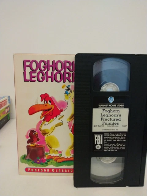 A.I.C. HOME VIDEO Funtoon Classics Vhs Foghorn Leghorn New Sealed 1992 ...