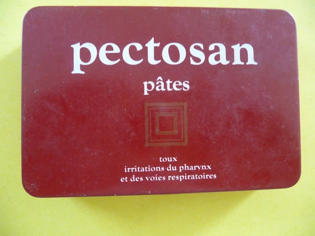 ANCIENNE BOITE FER Pectosan Pharmacie EUR 3,50 - PicClick FR