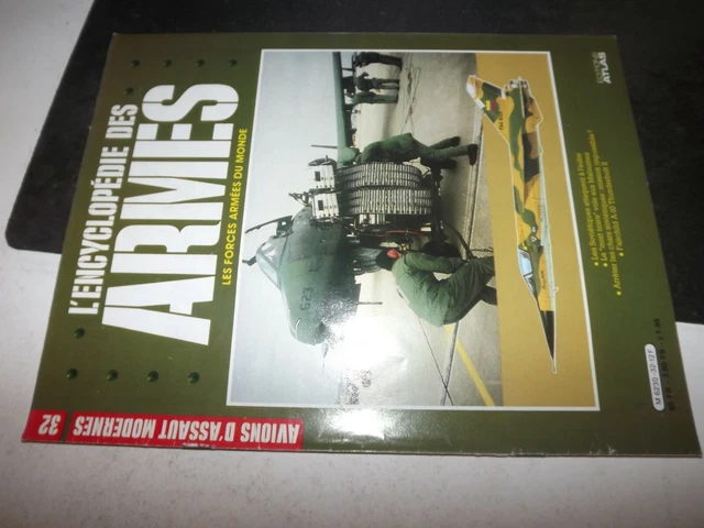 ** FASCICULE ENCYCLOPÉDIE des armes n°32 Avions d'assaut modernes EUR 4 ...