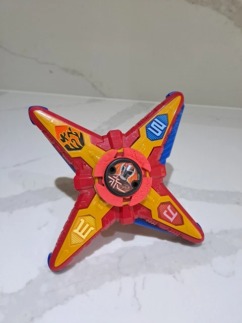POWER RANGERS NINJA Steel DX Red Star Battle Morpher With Disk FAST P&P ...