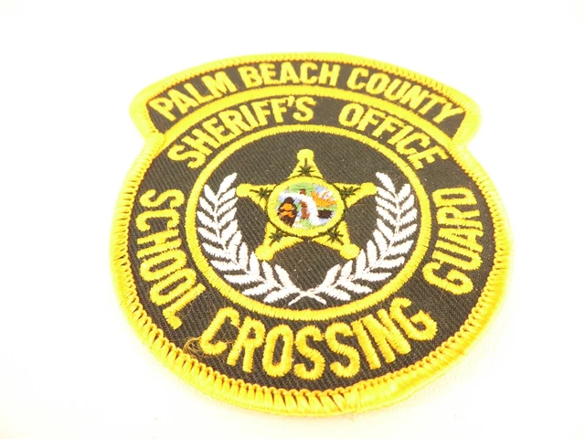 PATCH INSIGNE TISSUS - Sheriff's Office - Palm Beach County - School ...