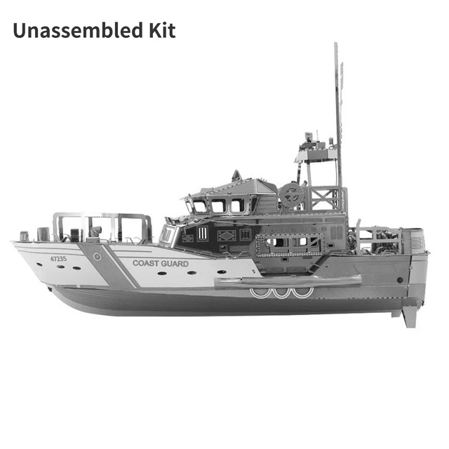 1/100 METAL BOAT Ship Model DIY Kit Unassembled Kit Collection Gifts ...