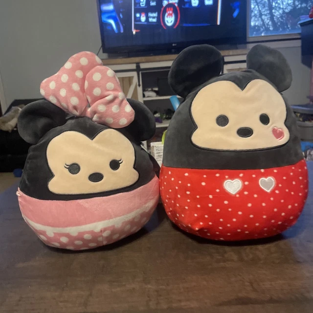 SQUISHMALLOWS OFFICIAL KELLYTOY Perfect Pair Mickey Mouse and Minnie ...