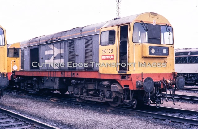 ORIGINAL RAILWAY SLIDE: Class 20 Diesel 20138 1991 D-1524 £3.49 ...