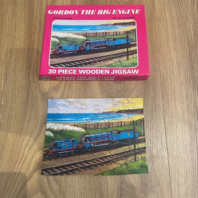 GORDON THE BIG Engine (Thomas the Tank) Wooden Jigsaw - 30 Pieces £5.00 ...