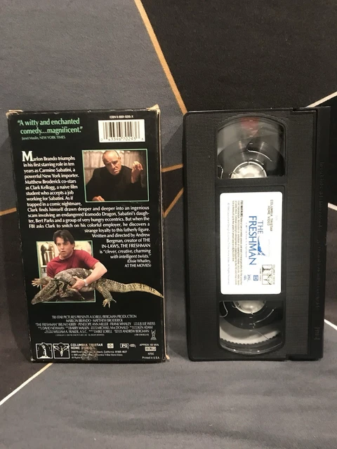 THE FRESHMAN (VHS, 1991) Marlon Brando Mathew Broderick £4.48 - PicClick UK