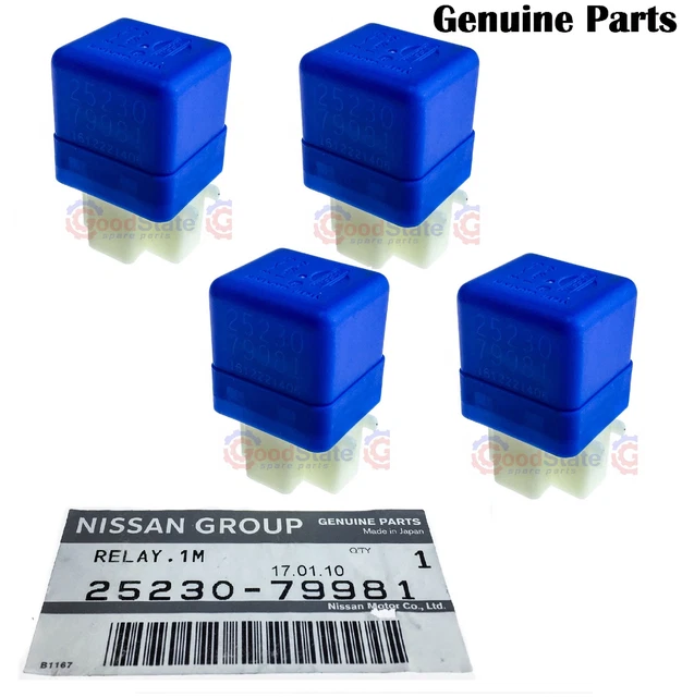 GENUINE NISSAN NAVARA D22 X Trail T30 Elgrand E50 300ZX Z32 Blue Relay ...