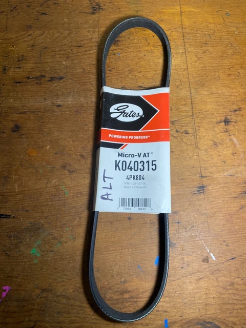 SERPENTINE BELT-PREMIUM OE Micro-V Belt Gates K040315 $19.39 - PicClick AU