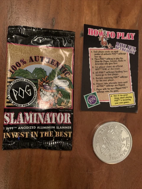 WPF SLAMINATOR #9 POG Kini Slammer & Packet £10.00 - PicClick UK