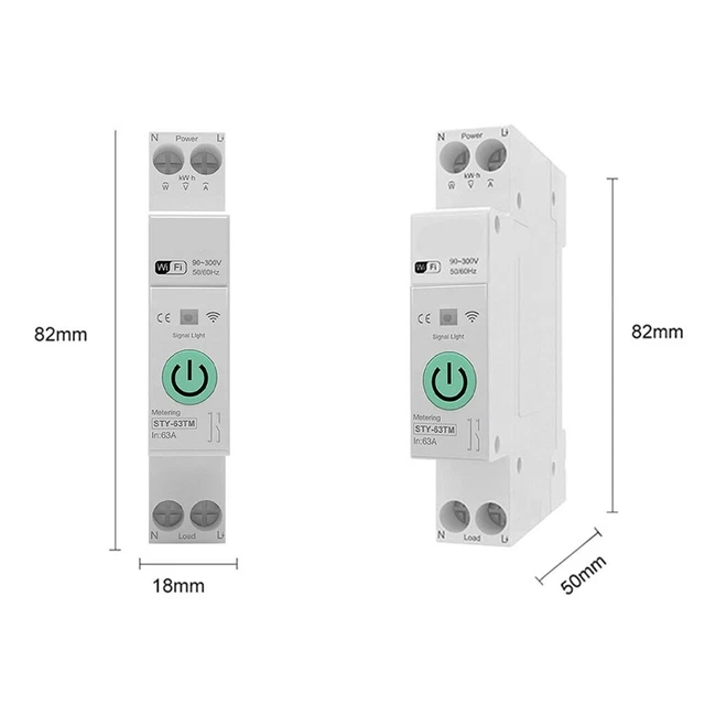Interrupteur Intelligent Wifi Pour Disjoncteur Tuya Avec T L Commande