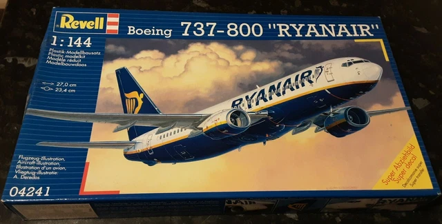 NEW SEALED REVELL Boeing 737-800 “Ryanair” 1:144 vintage model kit ...