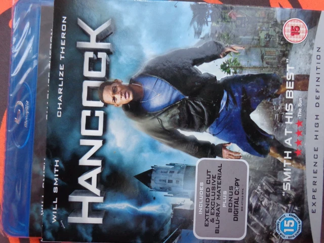 HANCOCK ~ [BLU-RAY+DIGITAL Copy] Will Smith, Charlize Theron (New&Sealed) EUR 1,75 - PicClick IT