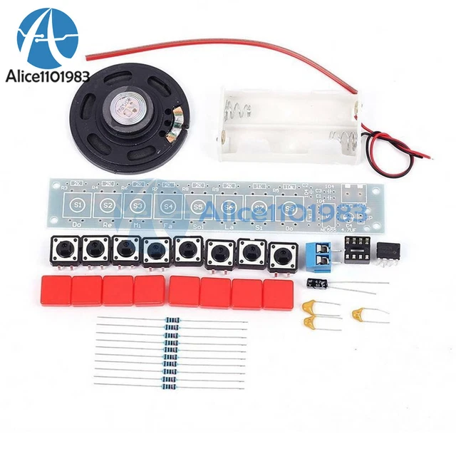 NE555 COMPONENT DIY Kit Electronic Piano Organ Module Electric Piano ...