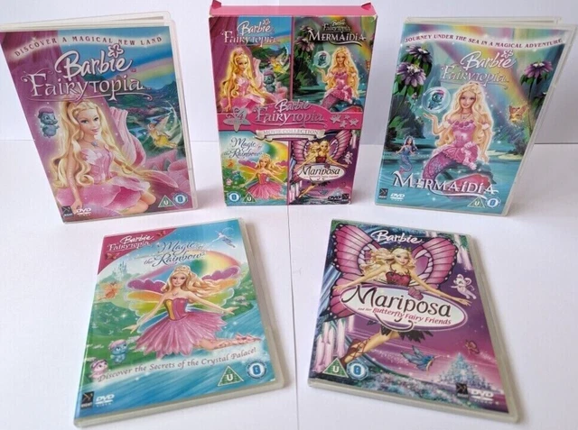 BARBIE FAIRYTOPIA MOVIE Collection (2008) DVD 4 Disc Box Set £45.00 ...