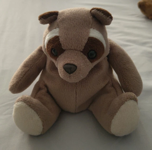 VINTAGE GUND RACCOON soft toy plush. Rare and unusual. Excellent ...