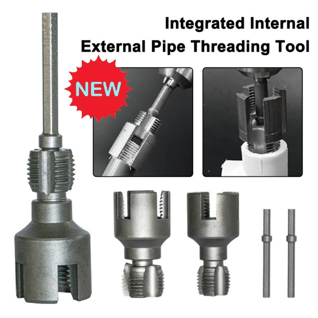INTEGRATED INTERNAL&EXTERNAL PIPETHREADING Tool,2025 New Pipe Thread CuttingTool £9.48 - PicClick UK