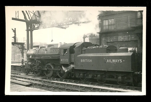 LMS LOCO NO. 43019 Ivatt 4MT at Birmingham New Street early BR Railway ...