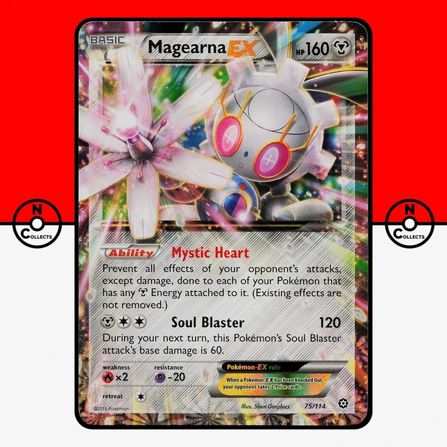 POKEMON MAGEARNA EX 75/114 Ultra Rare Steam Siege #2 LP-NM EUR 2,74 ...
