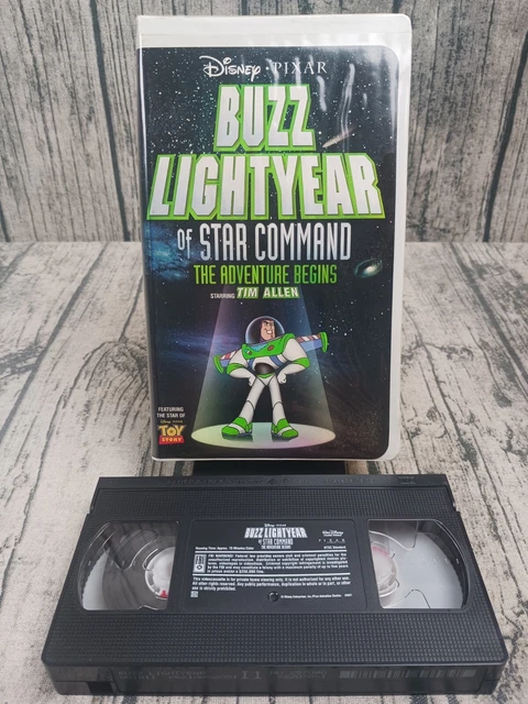 BUZZ LIGHTYEAR OF Star Command: The Adventure Begins (VHS, Disney/Pixar ...