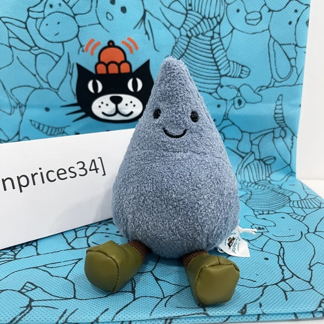 JELLYCAT AMUSEABLE RAINDROP Plush - Happy Weather Friend, Gift Ready ...