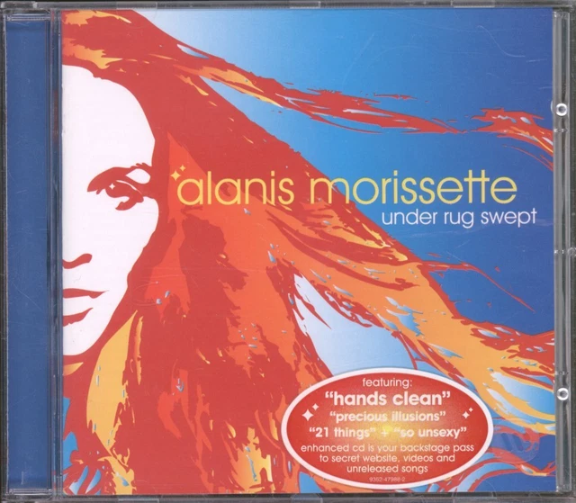 ALANIS MORISSETTE UNDER Rug Swept CD Europe Maverick 2002 enhanced CD ...