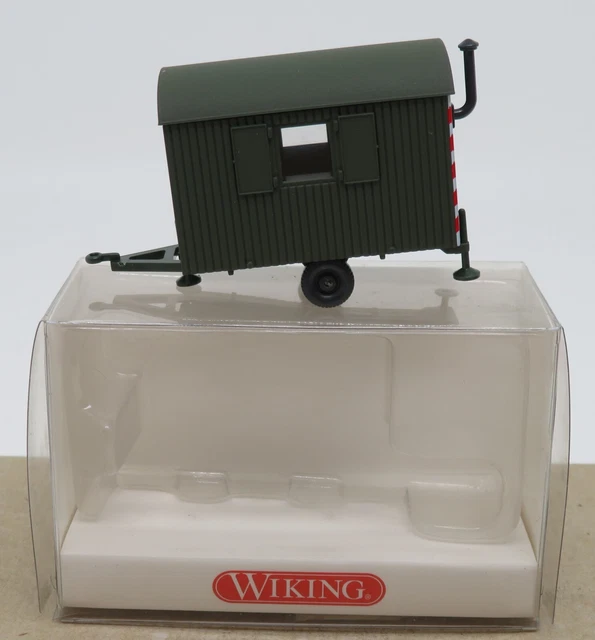 WIKING HO 1/87 Bundeswehr Caravane De Chantier Bauwagen Militaire ...