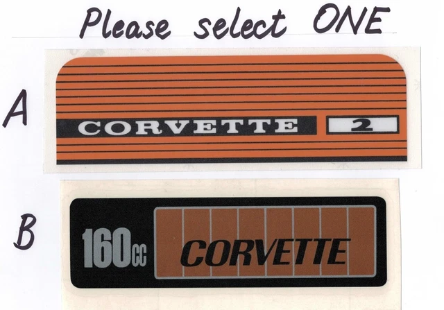 VICTA CORVETTE 2 Vintage Mower Repro Decals $8.00 - PicClick AU