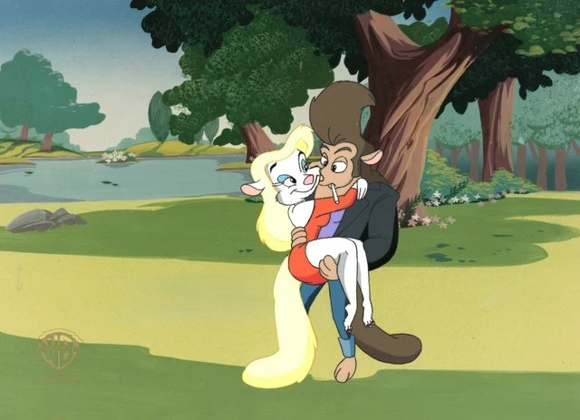 ANIMANIACS-MINERVA MINK+FRIENDS COUSIN- Original Production Cel-Meet ...