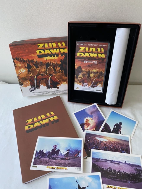 ZULU DAWN LIMITED Edition VHS-907/10000- Script,Postcards,VHS - Great ...