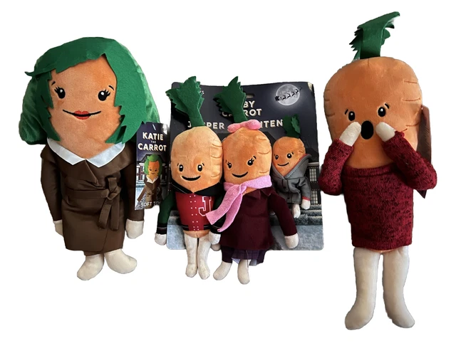 ALDI 2022 KEVIN The Carrot Home Alone Plush Soft Toy Set - Kevin, Katie ...