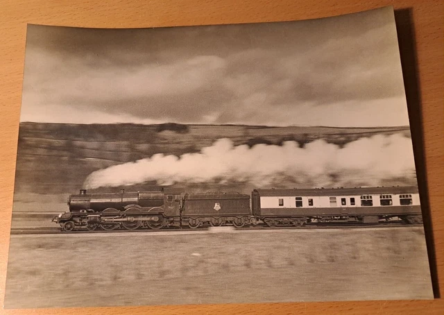 BR CASTLE CLASS 4-6-0 Loco 7027 Thornbury Castle West of Bath 1957 10 ...