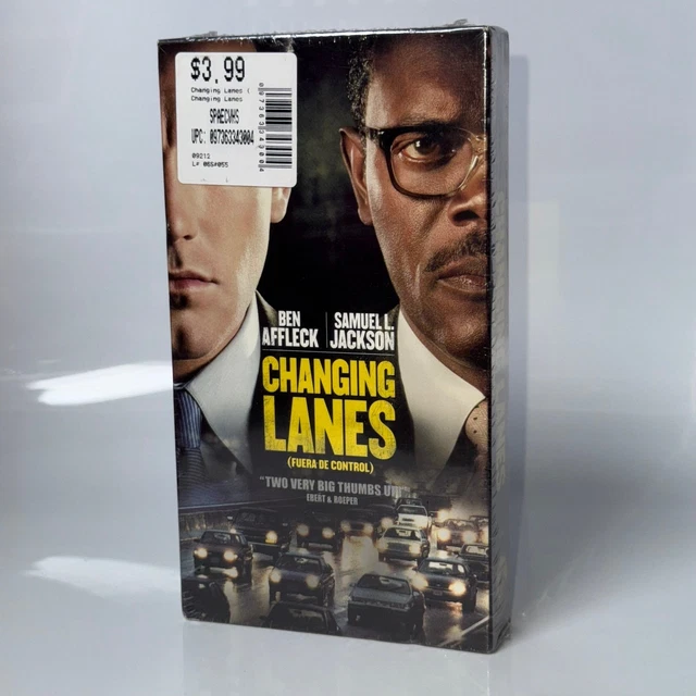 CHANGING LANES VHS Sealed 2002 First Print Samuel L Jackson Paramount £ ...