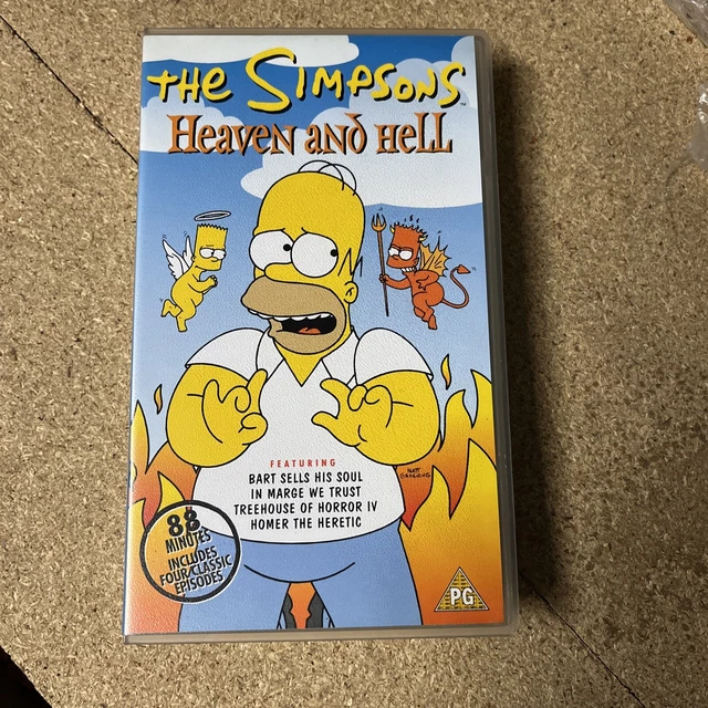 THE SIMPSONS HEAVEN And Hell (Animated) (VHS, 1998) £0.99 - PicClick UK