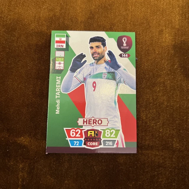 FIFA WORLD CUP qatar 2022 Mehdi Taremi HERO card # 144 new Condition ...