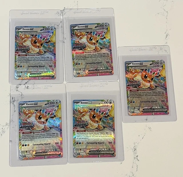 2025 POKEMON PRISMATIC Evolutions Eevee EX 075/131 SurpriseBox ...
