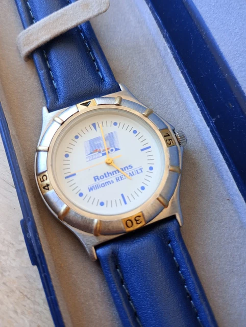 WILLIAMS RENAULT ROTHMANS F1 Vintage Wristwatch Memorabilia F1 Watch £ ...