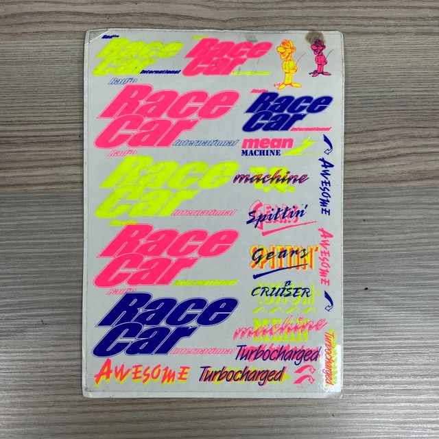 RADIO RACE CAR International Magazine Sticker Vinyl 1980'S Rc ...