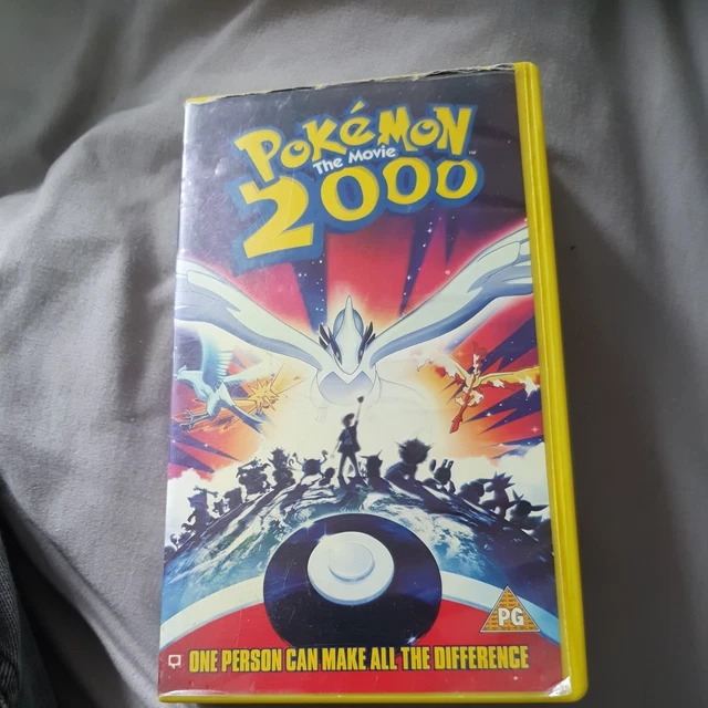 POKÉMON THE MOVIE 2000 Vintage VHS Yellow Tape Nintendo pikachu £2.21 ...