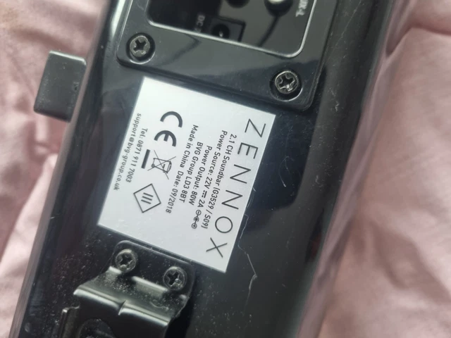 ZENNOX 2.1 CH 80W Soundbar w/ Remote Great Quality Free P&P £52.69 ...