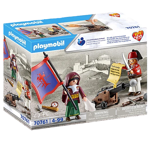 PLAYMOBIL PLAY GIVE 70761 Héros de la révolution grecque 1821 NOUVEAU ...