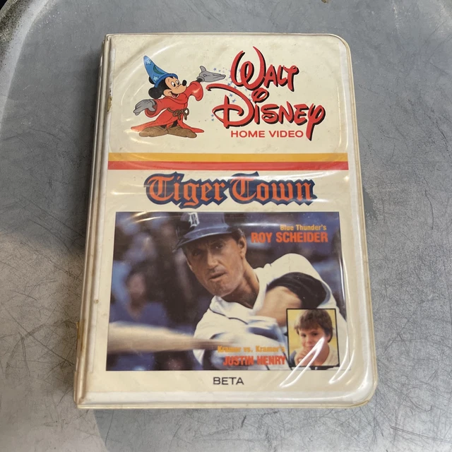 RARE WALT DISNEY Home Video Beta Not Vhs Tiger Town Detroit Roy ...