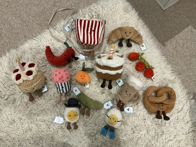 JELLYCAT BUNDLE 13 Food Theme Good Condition Most New With Tags genuine ...