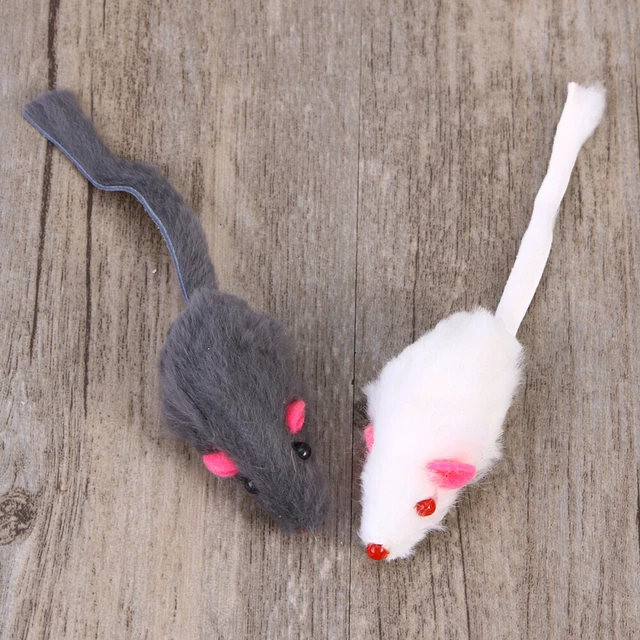 6 PCS MICE Toys Cat Interactive for Indoor Cats Faker Mouse Funny Pet £ ...