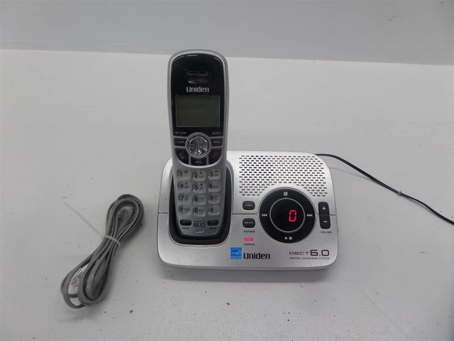 SISTEMA DE RESPUESTA digital Uniden Dect 6.0 Dect1580 con teléfono y ...