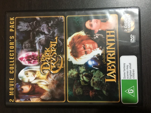 DVD MOVIE 2 movie collectors pack the dark crystal Labyrinth 2 discs ...
