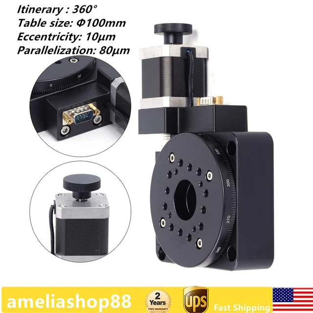 MOTORIZED ROTATION STAGE Optical Rotary Table Electric Rotation ...