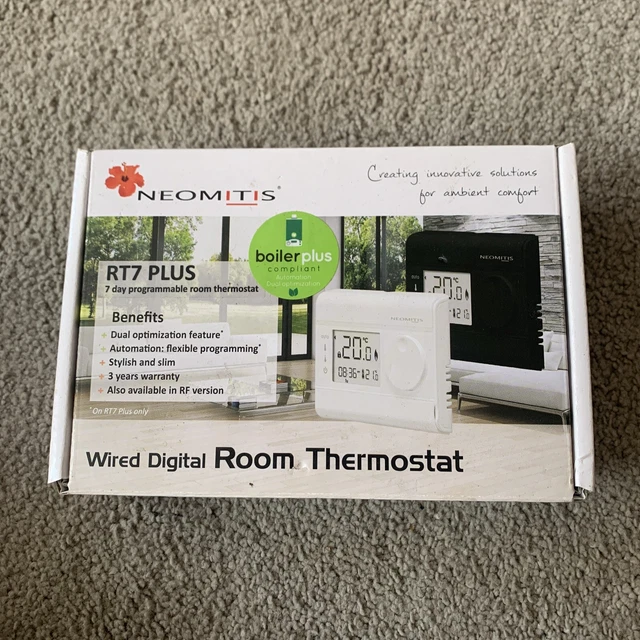 NEOMITIS RT7 PLUS Wired Digital 7 Day Programmable Room Smart ...