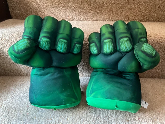 HASBRO MARVEL AVENGERS Incredible Hulk Smash Soft Gloves With Sounds ...
