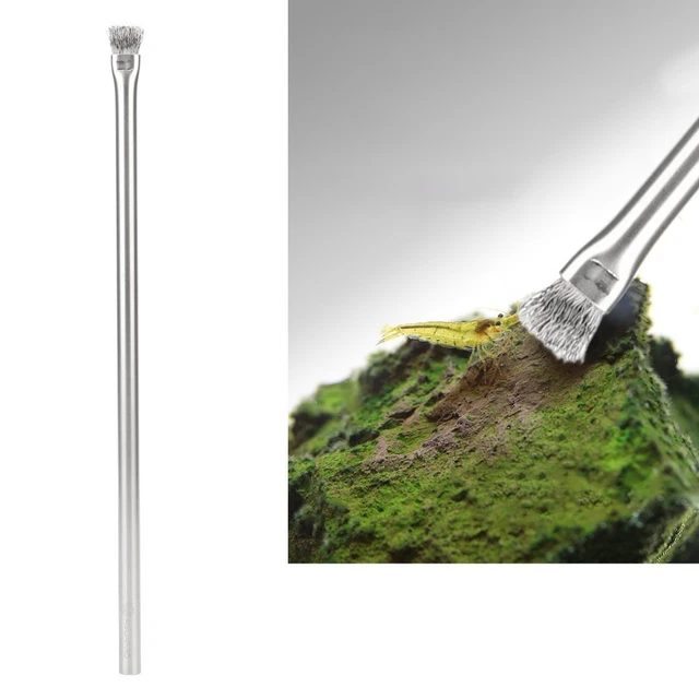 WIRE BRISTLES AQUARIUM Algae Brush Wire Bristles Brush Fish Tank $17.77 ...